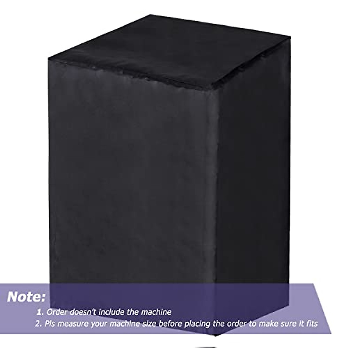 PASONIKA Coffee Maker Cover, Dustproof Appliances Cover, Black