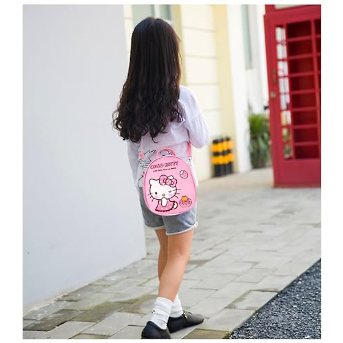 Kerr's Choice Cute Kitty Bag for Girls Cat Crossbody Purse Cute Cartoon Handbag