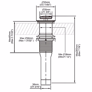 Pop up Sink Drain Stopper for Bathroom Vessel Vanity Sink Art Basin Brushed Gold, Small Cap Without Overflow, Metal Pop-up Drain Strainer with Detachable Basket Stopper