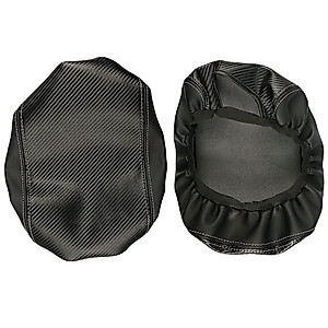 sportuli Center Console Cover Anti-Scratch Leather Armrest Pad Replace for 2019 2020 2021 2022 2023 Dodge RAM 1500 2500 3500 Accessories, for All Makes & Models with Bucket Seats (Carbon Fiber)