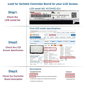 VSDISPLAY HD-MI Mini LCD Controller Board Work for 11.6 13.3 14 15.6 17.3 in 1920x1080 LP156WF4 SP L1 N116HSE N133HSE B140HAN01 B156HAN01 B156HTN03 N156HGE NV156FHM Edp 30 Pin Wled LCD Sreen
