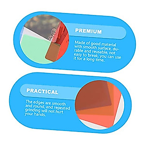 STOBOK 15pcs A4 Writing Pad Clear Desk Pad Computer Desk Accessories Office Desk Accessories Desk Pad Clear Blotter Tabletop Accessories Writing Pad Plastic Board Exam Board