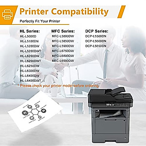 CMCMCM Compatible Toner Cartridge Replacement for Brother TN880 TN-880 TN 880 TN880BK High Yield for HL-L6200DW MFC-L6700DW MFC-L6800DW HL-L6200DWT HL-L6300DW MFC-L6900DW Printer (Black, 2-Pack)