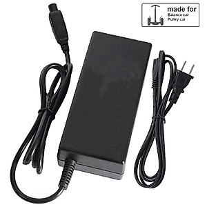 Fancy Buying 42V 2A 3-Prong Inline Connector Battery Charger for 10S Lithium Battery Power Cord Supply, Battery Charger for Electric Scooter