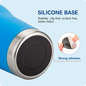 Prurex Silicone Bottoms Fit for 30/40 oz Tumbler, Protective Anti-Slip Rubber Bottom Cup Bottom Protectors for Stanley Cup(6 Pack 2.28" 58mm)