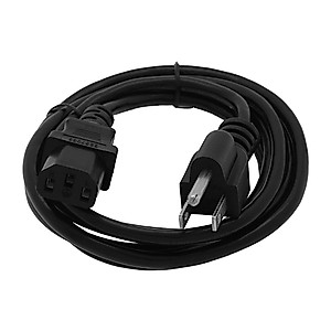 DIGITMON 3 Prong Universal Printer AC Power Cord for Brothers HL-L3270CDW Laser Printer (6 Feet, Black)