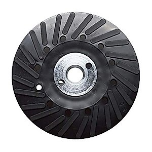 Benchmark Abrasives 4.5" Air-Cooled Poly Pad Resin Fiber Disc Backing Pad for Grinding Cutting Polishing Sanding Woodworking Carving Shaping