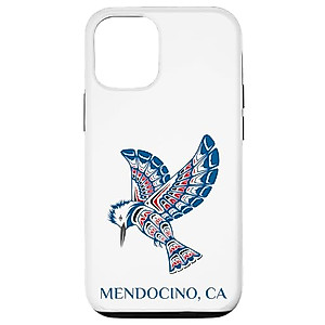 iPhone 13 Native American Mendocino Kingfisher Bird California Case
