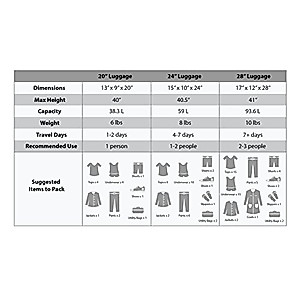 Rockland Safari Hardside Spinner Wheel Luggage, Leopard, 3-Piece Set (20/24/28)