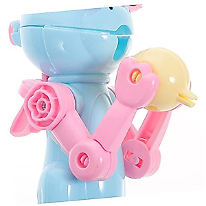 VILLCASE Lollipop Machine Destress Gifts Chrismas Candy Wand Toy Christmas Lollipop Robot Lollipop Holder for Kids Sugar Storage Toy Lollipop Holder Robot Creative Lollipop Robot Toys Child
