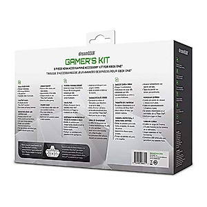 dreamGEAR 8 in 1 Gamers Kit for XBOXONE: Includes Charging dock/USB/Gaming Headset/Protective Covers and (2) 800 mah Rechargeable batteries (6631)