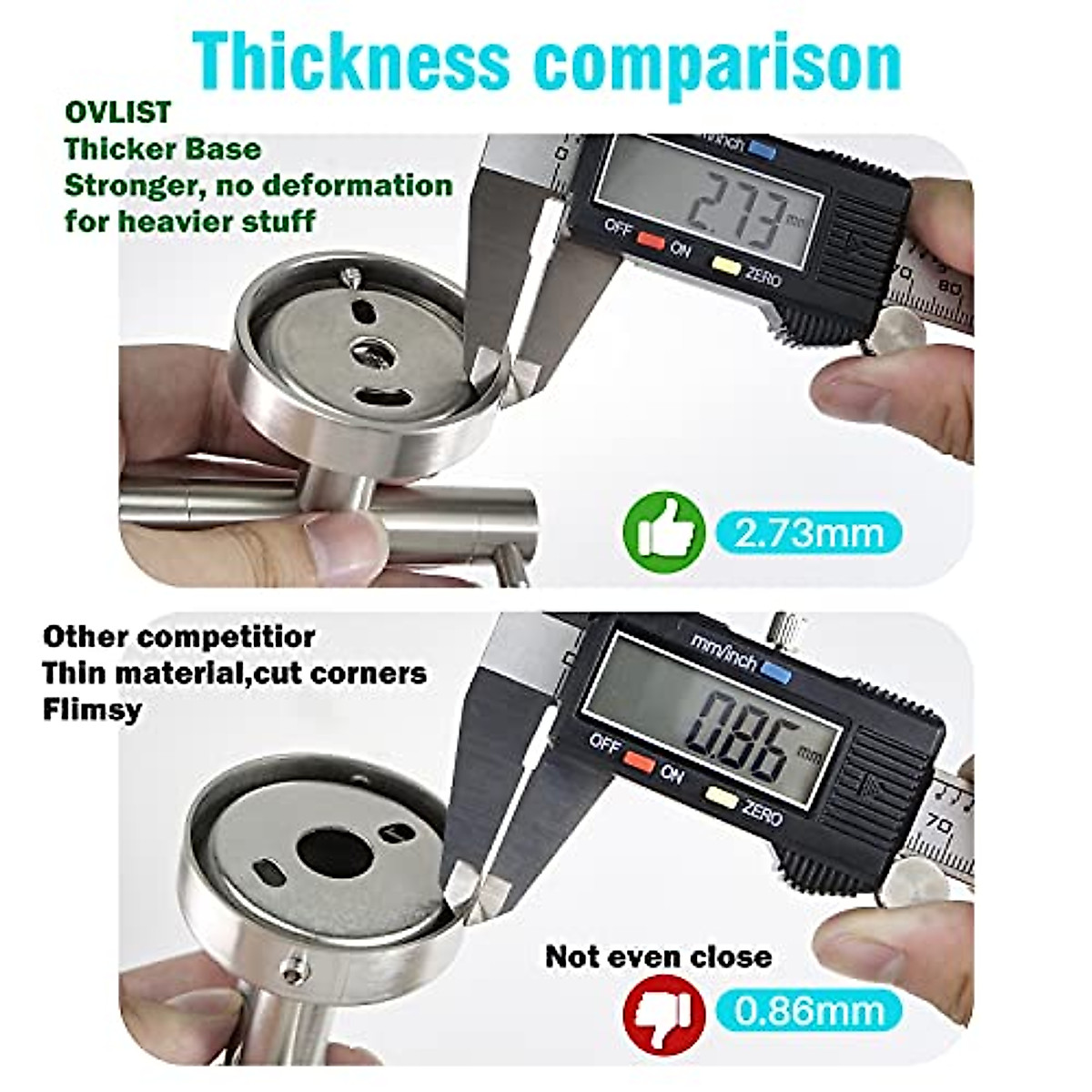 Double Towel Hook for Bathroom 2 Pack Wall Mounted Heavy Duty Stainless Steel Robe Coat Hook, Cabinet Closet Door Sponges Holder for Bedroom Kitchen Garage, Brushed Finish