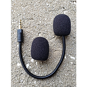 TNE Barracuda X Mic Replacement Detachable Game Microphone Boom for Razer Barracuda X PS4 Pro PS5 Xbox One X Computer PC Gaming Headsets 3.5mm Jack Noise Cancelling