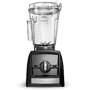 Vitamix A2500 Ascent Series Smart Blender, Professional-Grade, 64 oz. Low-Profile Container, Black (Renewed)