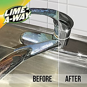 Lime-A-Way Bathroom Cleaner, 32 fl oz Bottle, Removes Lime Calcium Rust
