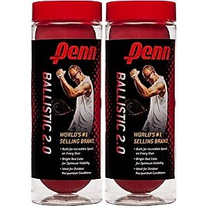 Penn Racquetballs (2 cans) 3 Pack Ballistic