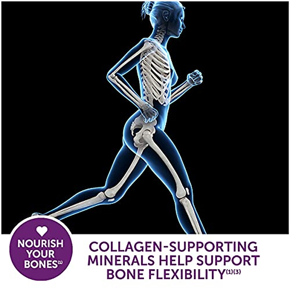 Caltrate 600 Plus D3 Plus Minerals Calcium and Vitamin D Supplement Tablets, Bone Health and Mineral Supplement for Adults - 165 Count