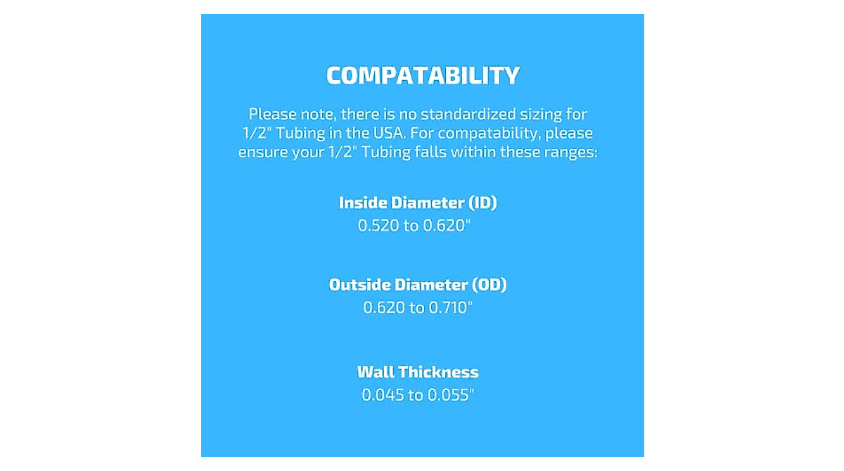 Habitech 1/2" Drip Tubing to Faucet Adapter | Leak-Free Connect