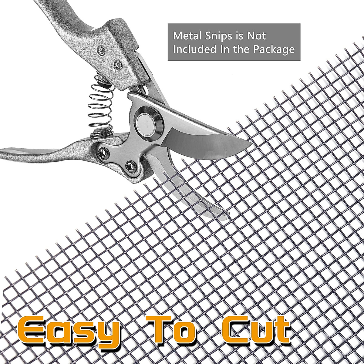 Powrocket Gutter Guard,4" 5" Leaf Protection Gutter Cover,30 Count Stainless Steel Mesh Gutter Covers,Prevents Roof Clogged Downspouts,Easy to DIY,Total Covers 96 Feet White