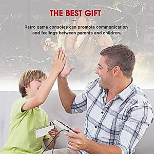 Classic Retro Game Console, AV Output 8-bit NES Video Game System Built-in 620 Games with 2 Classic Controllers
