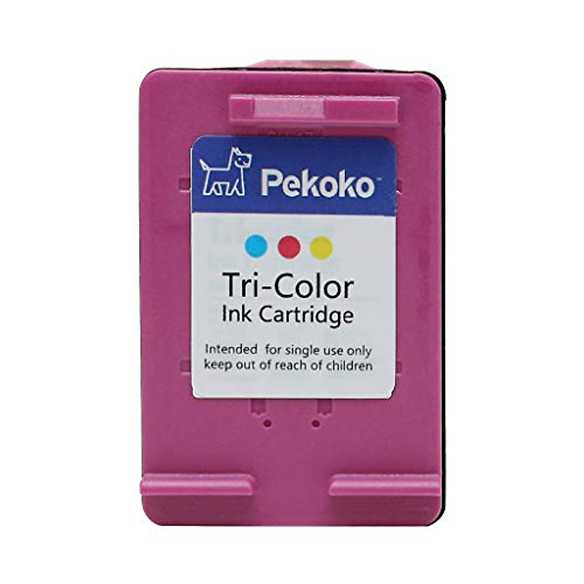 PEKOKO 62XL Tri-Color Ink Cartridge Printer,Mbrush Printer,Princube