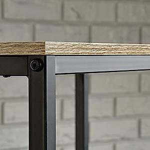 Sauder North Avenue Tall Bookcase, Charter Oak Finish & North Avenue TV Stand, for TVs up to 36", Charter Oak Finish