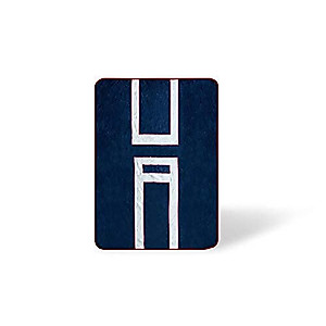 JUST FUNKY My Hero Academia U.A. Academy Logo Anime Fleece Throw Blanket | Boku No Hero Academia Soft Blankets and Throws | Official My Hero Academia Throw Blankets | Measures 60 x 45 Inches