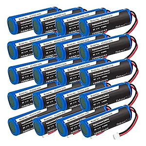 SCESMIA 20pcs Replacement Battery for D730 D740 D750 D755 D600 D700 D760 Barcode Scanner, Fits 1610-00022 AC4204-2430 AC4204-2431 AC4204-24323.7V 1600mAh