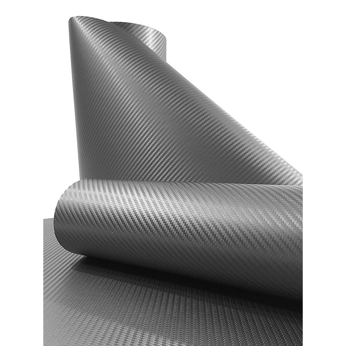 3D Carbon Fiber Silver - Air Release Vinyl Decal Mod Skin Kit by System Skins - Compatible with Microsoft Xbox One Slim (XB1 Slim)