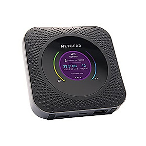 NETGEAR Nighthawk M1 4G LTE WiFi Mobile Hotspot (MR1100-100NAS) – Up to 1Gbps Speed, Works Best with AT&T and T-Mobile, Connects Up to 20 Devices, Secure Wireless Network Anywhere