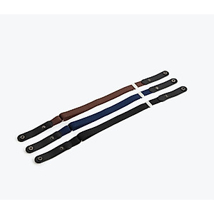 maskfactory eneyer 2 pack men's or women's buckle-less comfortable elastic belt for jeans or casual dress, no buckle (Black - Navy)