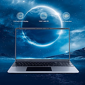 Laptop Computer, Chicbuy 15.6 Inch Laptop with 12GB DDR4 512GB SSD, Quad-Core Intel Celeron N5095 Processors, Pre-installed Windows 11, 1080P IPS FHD Display, USB 3.0, Bluetooth 4.2, 2.4/5G WiFi(Gray)