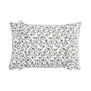 Laura Ashley Home - King Comforter Set, Reversible Cotton Bedding, Includes Matching Shams with Bonus Euro Shams & Throw Pillows (Ailyn Pink, King)