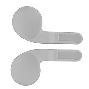 Silicone Earmuffs Replacement VR Silicone Earmuffs Enhance Earphone Sound Earphone Extension Cover for Oculus Quest 2(Grey)