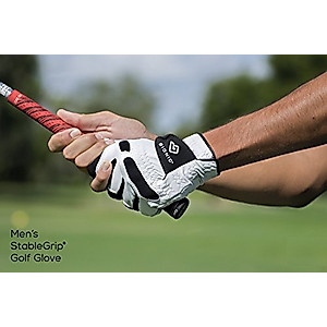Bionic StableGrip with Natural Fit Golf Glove - White (Cadet X-Large, Left)