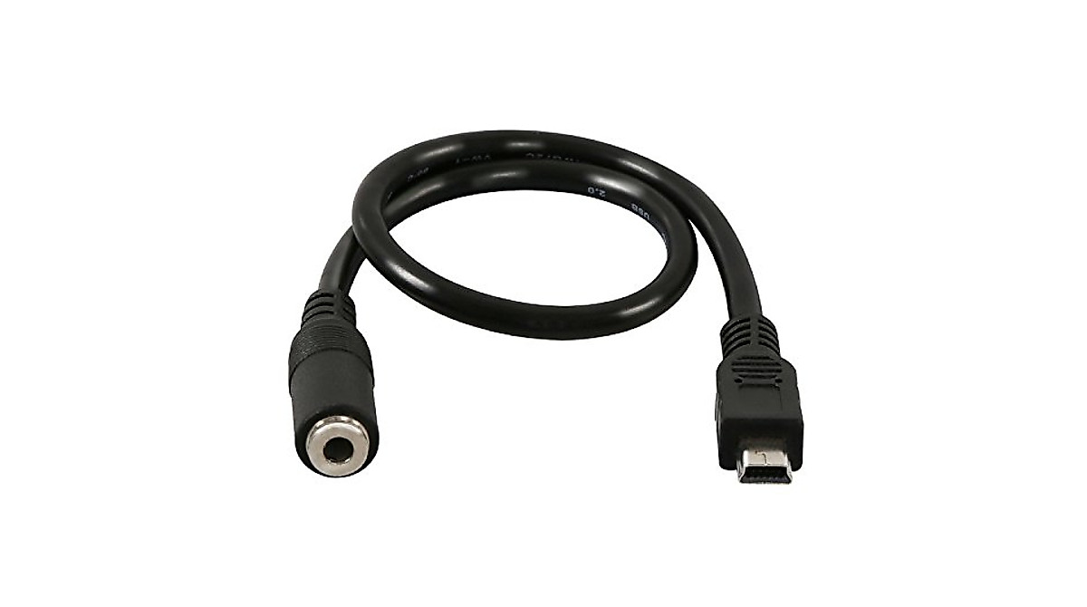 Onvian 3.5mm to Mini USB Microphone Adapter for GoPro