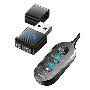 meatanty Undetectable USB Mouse Jiggler Mouse Mover with Separate Mode and ON/Off Buttons Supports Multi-Track,Driver-Free,Plug-and-Play Keeps PC/Laptop Awake