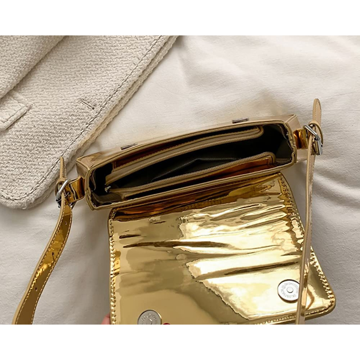 Evening Bag Women Hobo Bag Clutch Y2k Sparkly Silver Purse Tote Handbag Shoulder Party/Cute Crossbody Bags with Wallet