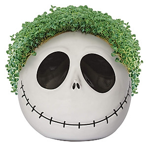 Chia Pet The Nightmare Before Christmas- Jack Skellington with Seed Pack, Decorative Pottery Planter, Easy to Do and Fun to Grow, Novelty Gift, Perfect for Any Occasion