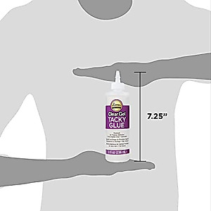 Aleene's Clear Gel Tacky Glue 3 Pack, 8 oz, 8 FL OZ, 24