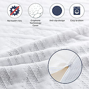 IULULU Twin Mattress, 12-Inch Twin Memory Foam Mattress - Green Tea Gel Infused, Medium-Firm for Cool Sleep and Pressure Relief Bunk Trundle Bed in a Box, CertiPUR-US Certified