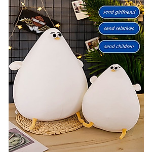 JOSON Chubby Plush Seagull Toy, Cute Cartoon Plush Fat Chicken Animal for Boys and Girls (10.27 inches)