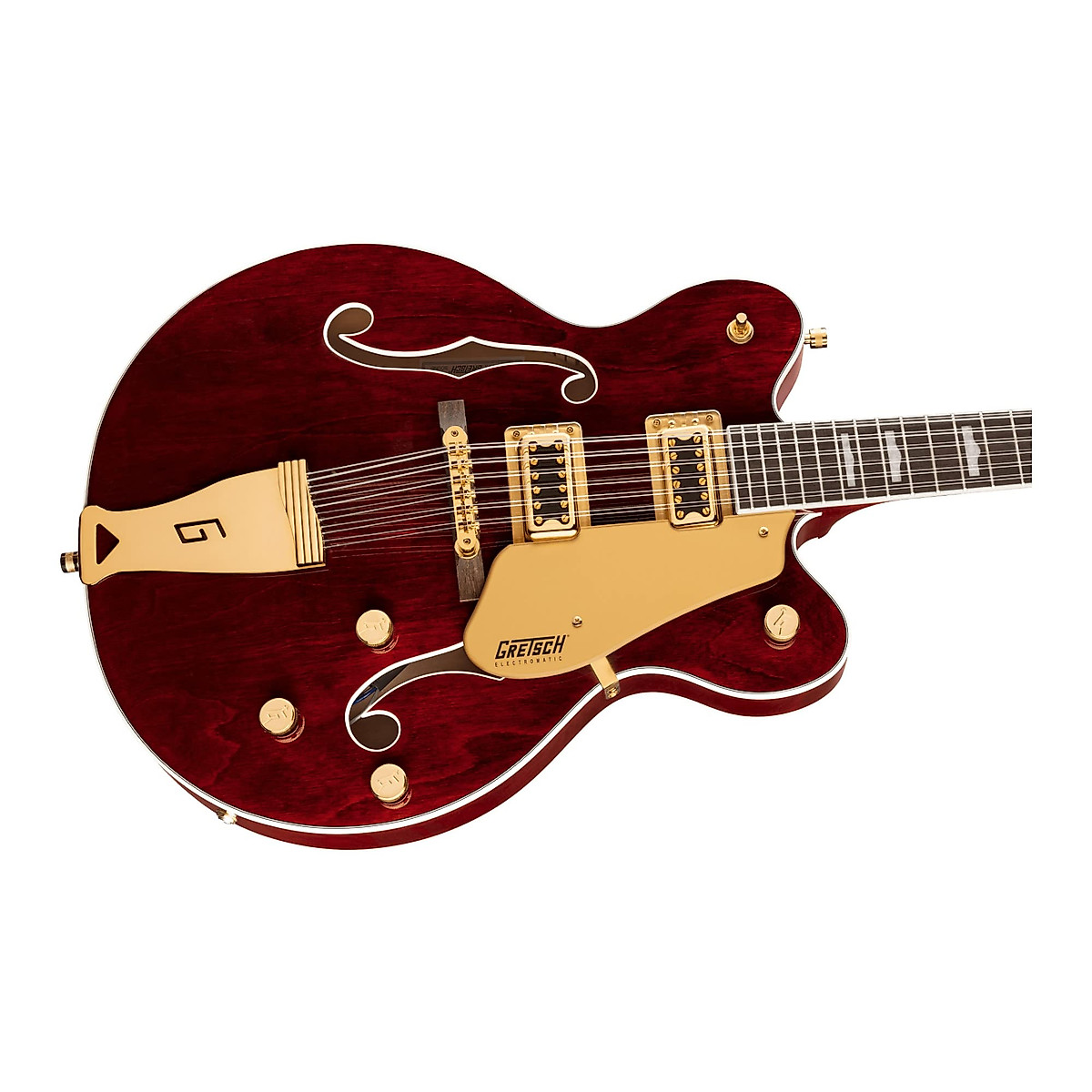 Gretsch G5422G-12 Electromatic Classic Hollow Body Double-Cut 12-String Guitar with Gold Hardware and Laurel Fingerboard (Right-Handed, Walnut Stain)