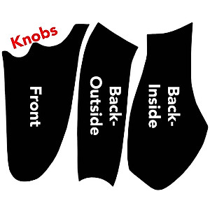 Textured Rubber Grip Tape Overlay Skin for Sony PlayStation 5 PS5 Controller