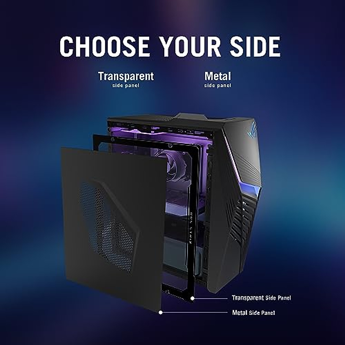 ASUS ROG G13CH (2023) Gaming Desktop PC, Intel Core i5-13400F, NVIDIA GeForce RTX 3050, 512GB NVMe PCIe SSD, 8GB DDR4 RAM, Windows 11, G13CH-DB503,Black