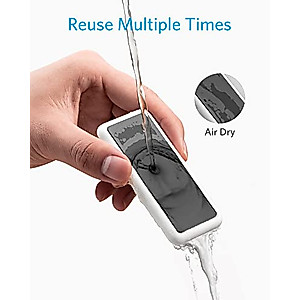 Anker Cable Management, Magnetic Cable Holder, Desktop Multipurpose Cord Keeper, 5 Clips for Lightning Cables, USB C Cables, Micro Cables, Other Wires, Sticks to Wood, Marble, Metal, Glass (White)