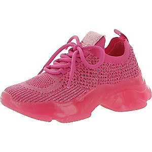 Steve Madden Girls Shoes Girls Miss Sneaker, Hot Pink, 2 Little Kid