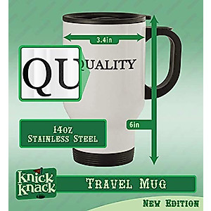 Knick Knack Gifts got fumitory? - 14oz Stainless Steel Travel Mug, Silver