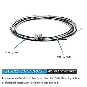 Sliding Door Cable Repair Kit Compatible with Honda Odyssey 20112012 2013 2014 2015 2016 2017 Replaces 72010-TK8-A12