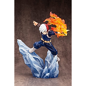 Kotobukiya My Hero Academia: Shoto Todoroki (Version 2) ARTFX J Statue, Multicolor